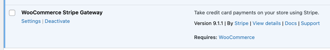 Installing the Stripe extension Documentation - WooCommerce